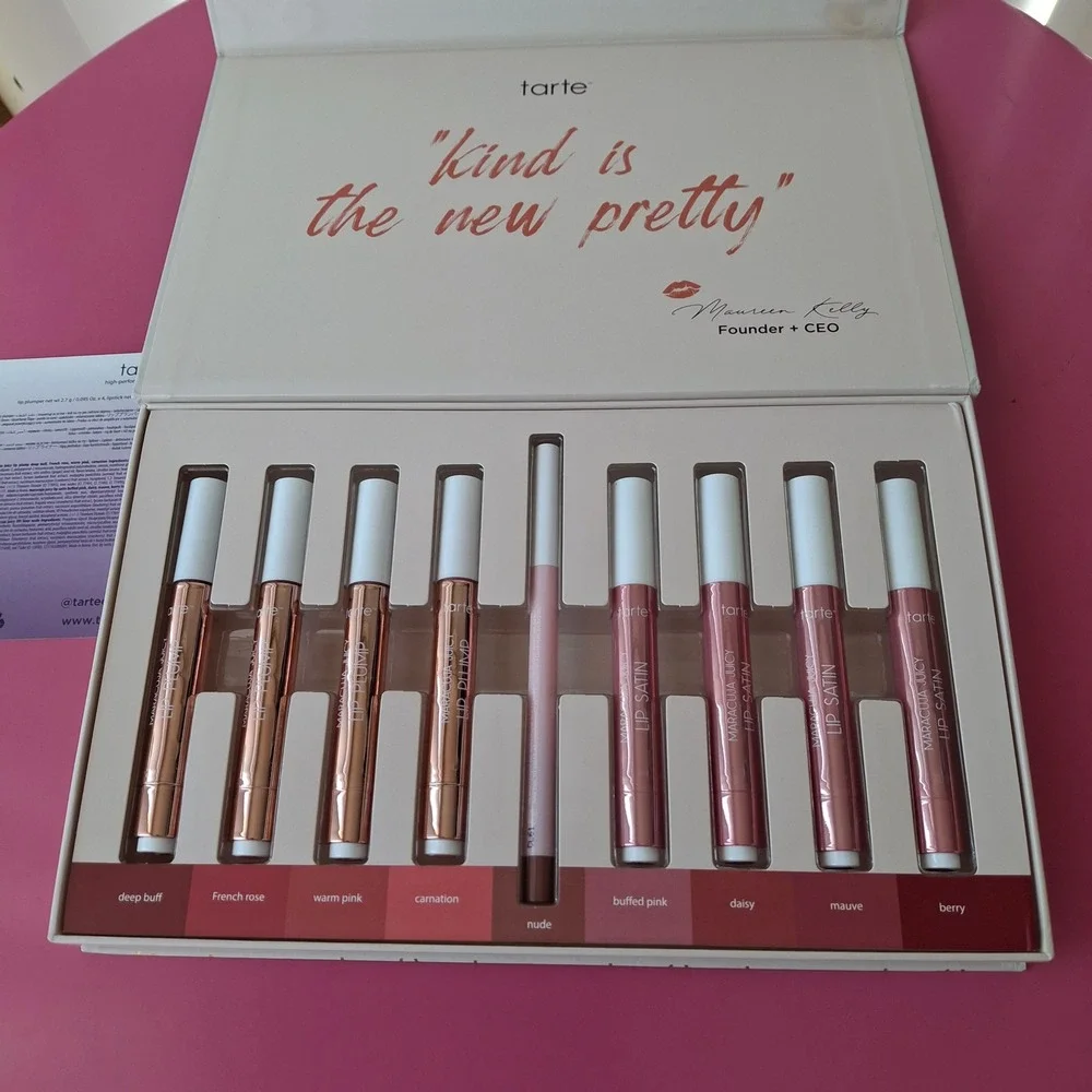tarte | Makeup | Tarte Maracuja Juicy Lip Library 9piece Set Plump ...